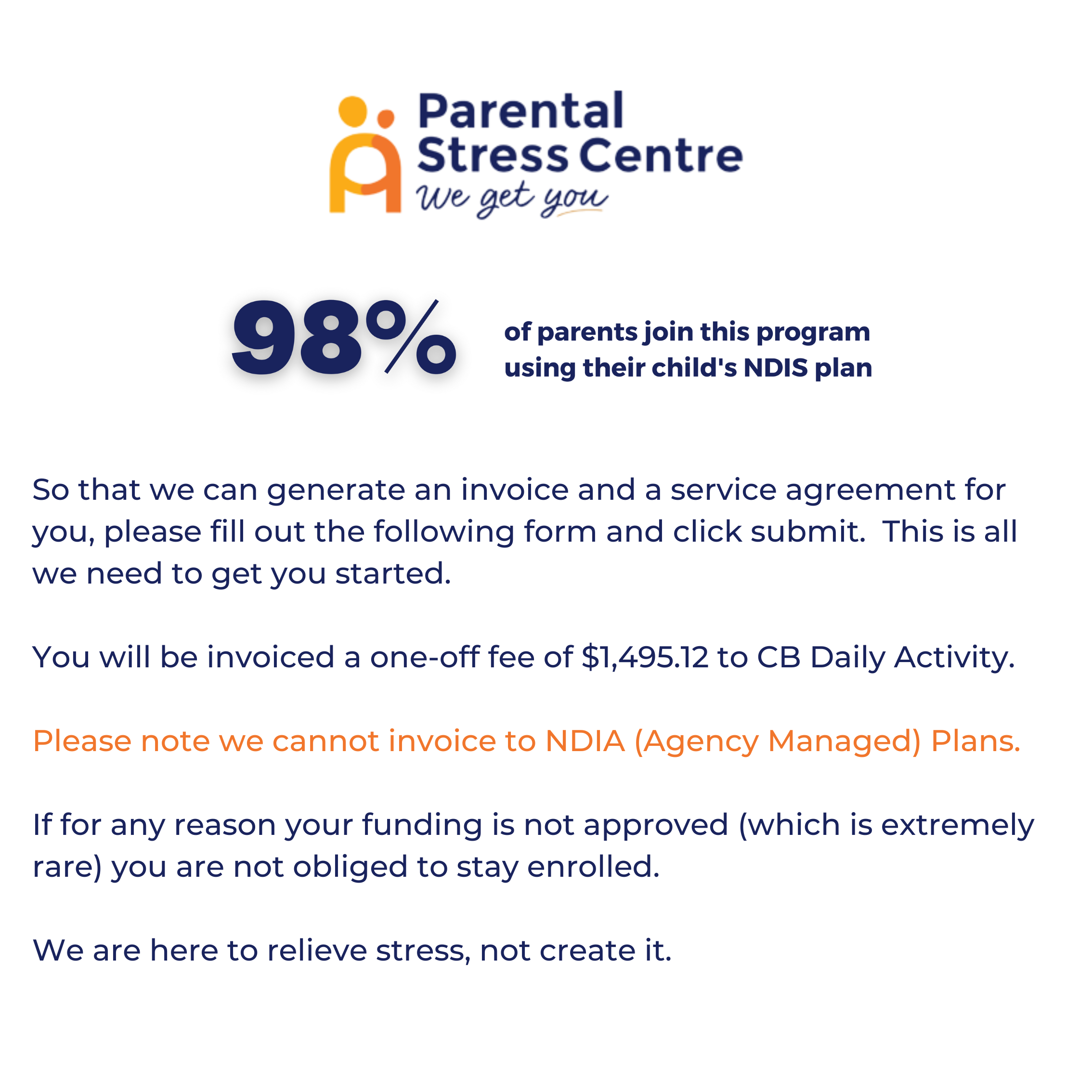 9-week Autism Parental Stress Relief Program